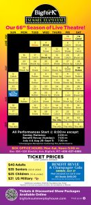 Show Calendar and Tickets - Bigfork Summer Playhouse